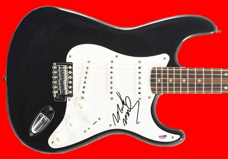 Mick Mars Motley Crue Authentic Signed Guitar Autograph Psa/dna #s3299 ...